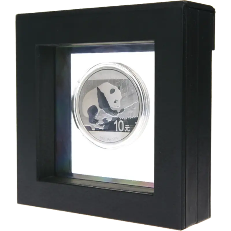 3D Display Frame | black | 10cm x 10cm - Goldbase
